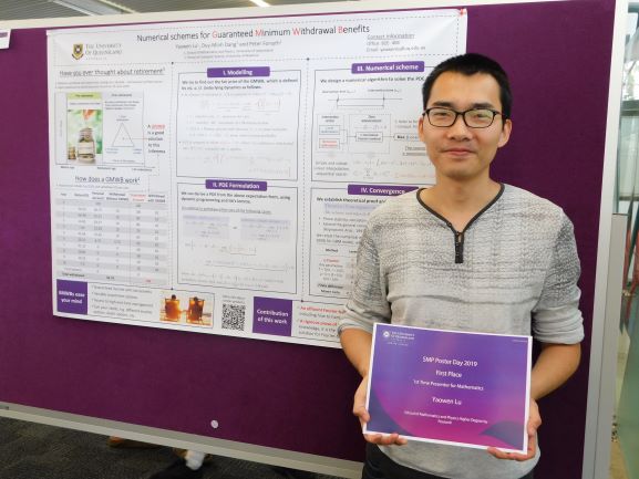 SMP Poster Day and Publication Awards, 19 September 2019 - School of Mathematics and Physics ...